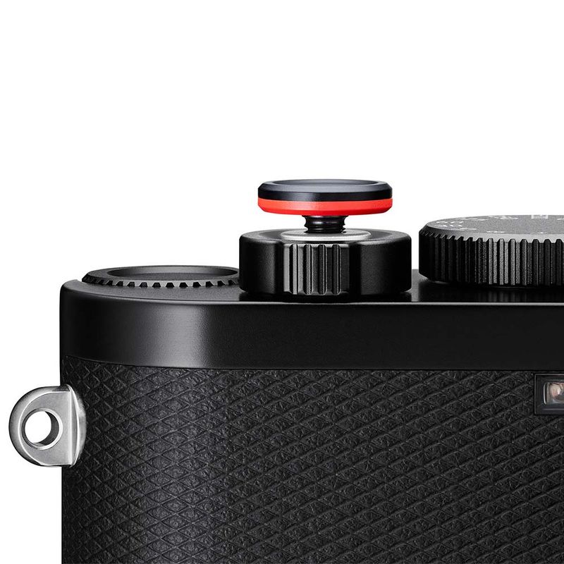 Leica Store | Soft Release Button, aluminium black anodized finish