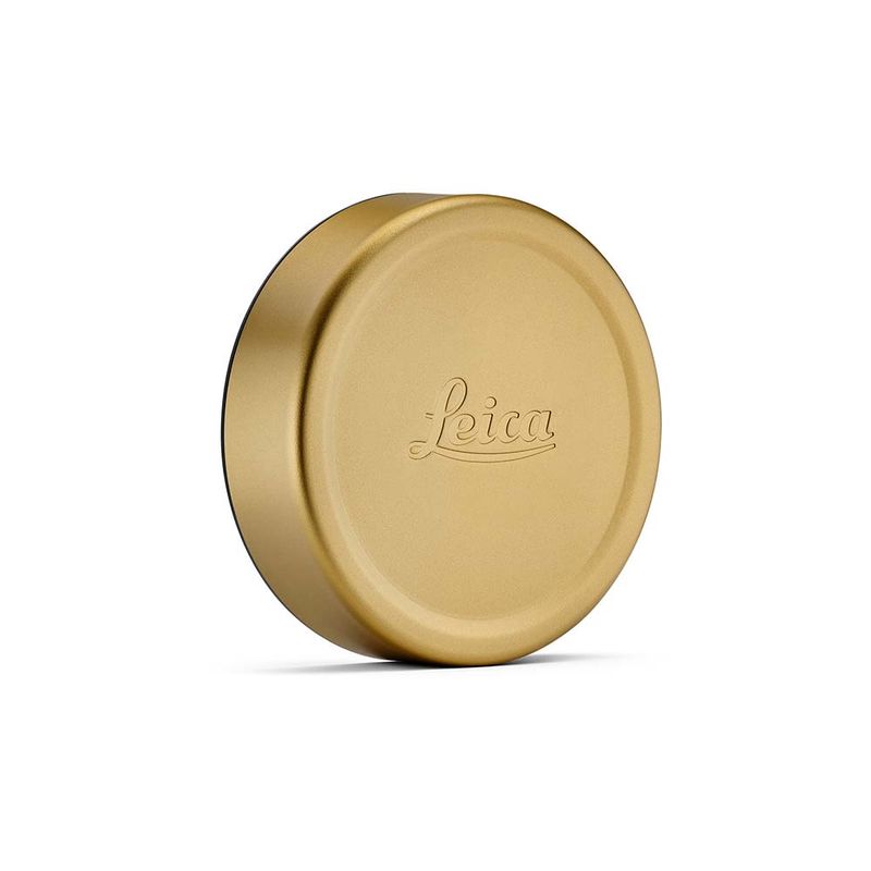 Leica Store | Lens cap Q, E49, brass, blasted finish